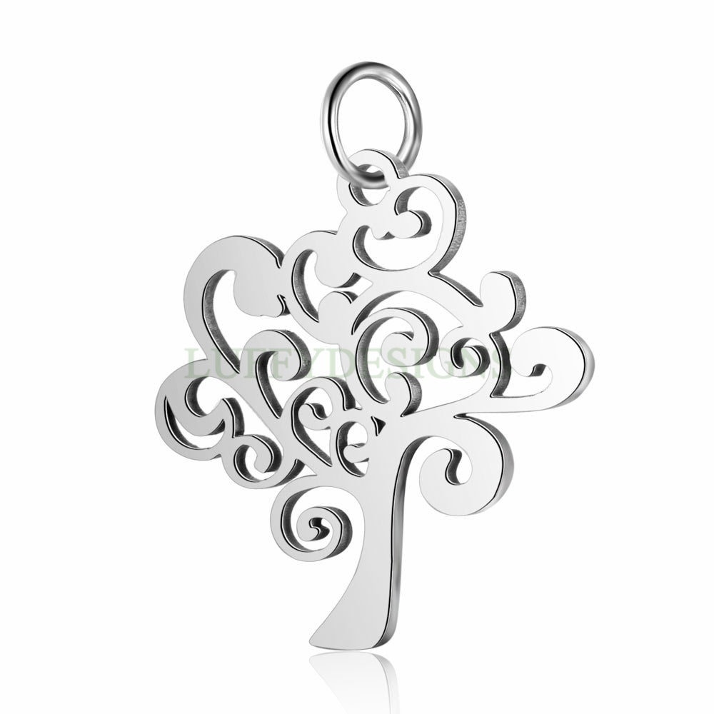10pcs Family Tree Charm Tree of Life Charm Tree Pendant 18K | Etsy
