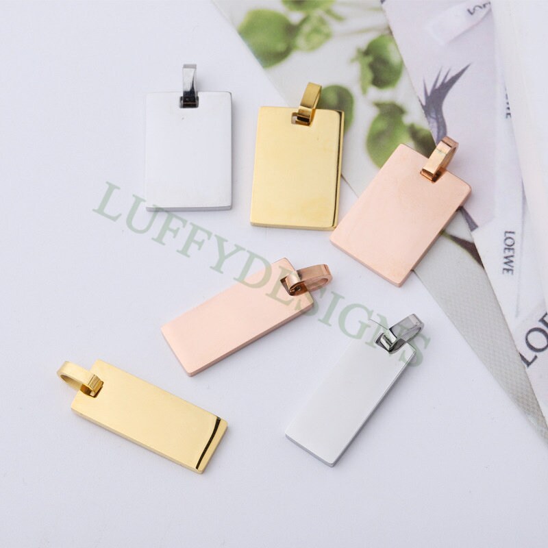 Rectangle Pendant - Etsy