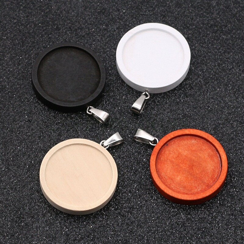 10pcs Wood Bezel Tray Settings Wood Settings Base Wood Bezel | Etsy