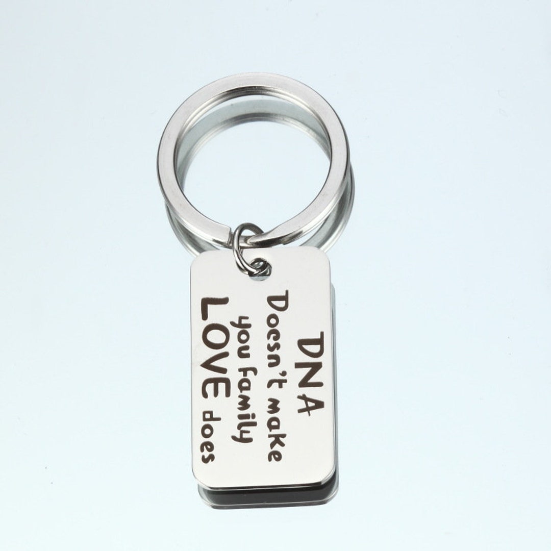 Personalized Keychain, Engraved Stainless Steel Keyring, Customized ...