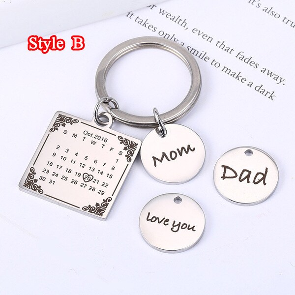 Calendar Keychain - Etsy