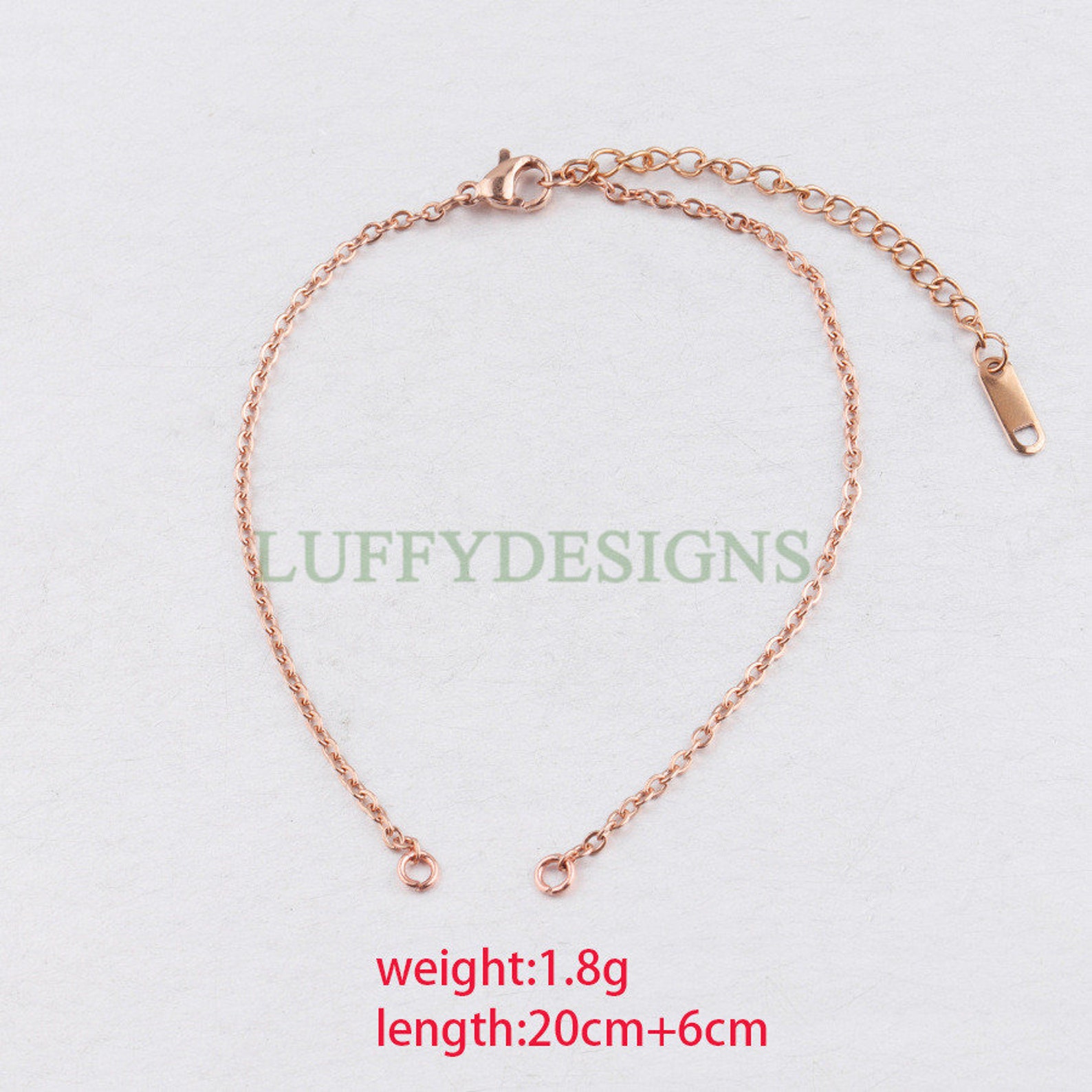 10pcs Half Finished Bracelet Flat Oval Cable Chain With - Etsy