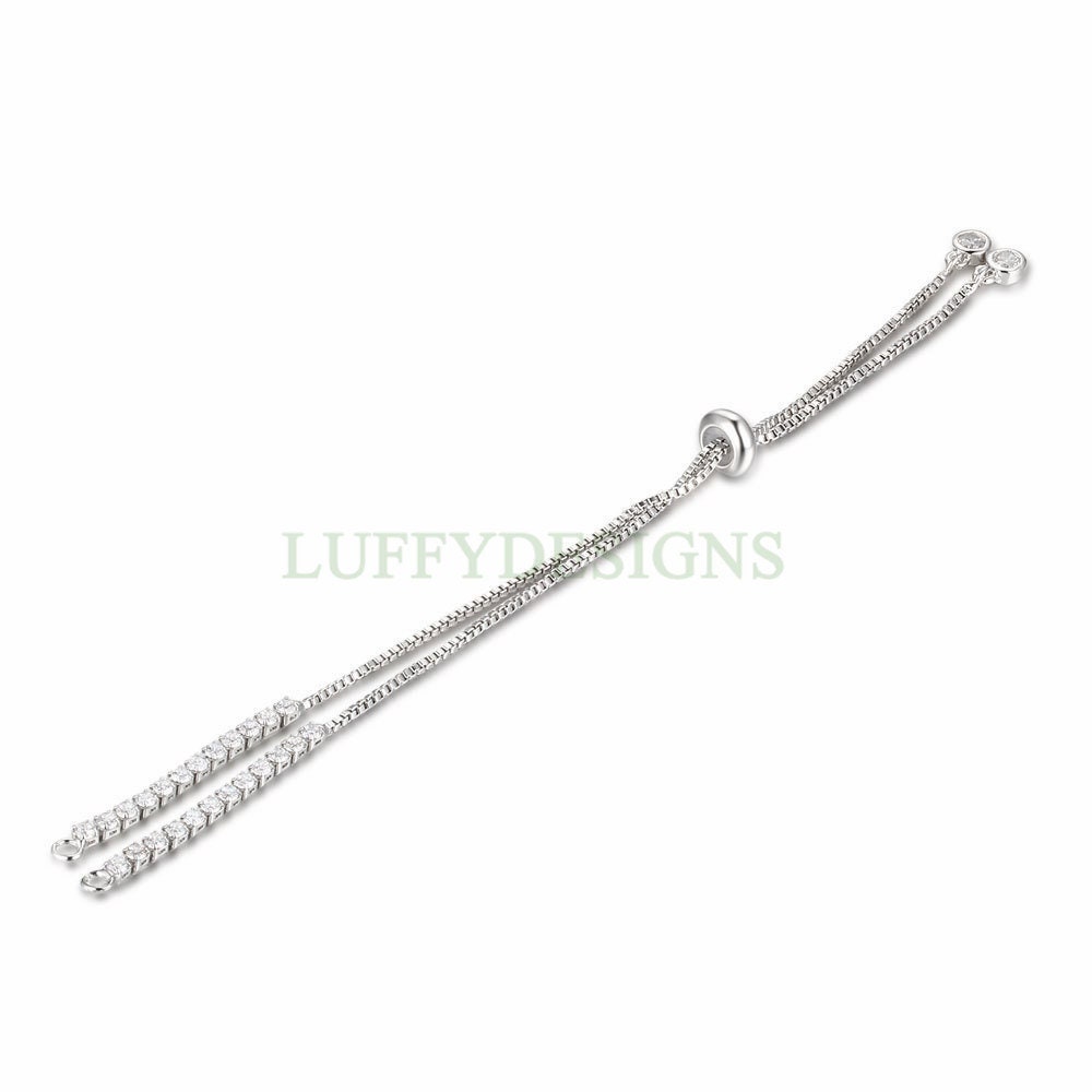 5pcs Half Finished Slide Bracelet Sliding Adjustable | Etsy