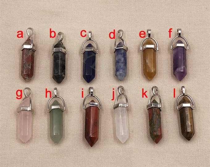 Hexagonal Crystal Pendant Crystal Quartz Healing Crystal - Etsy