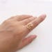 Custom Initial Ring, Gold Initial Jewelry, Silver Letter C Ring, Name ...