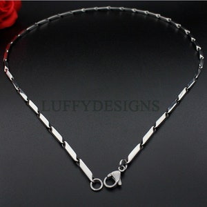2pcs Finished Diamond Chains, Melon Chain Necklace, 18k Gold /black ...