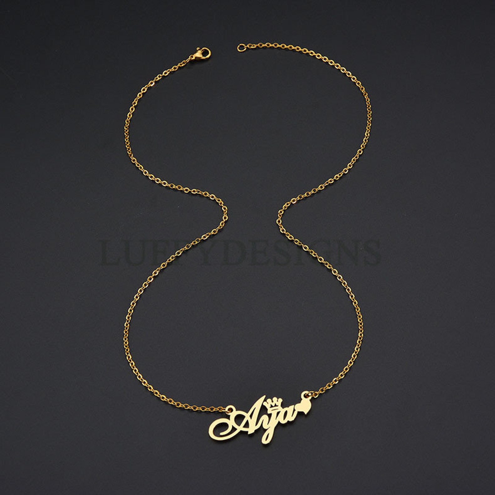 Personalized Name Jewelry, Custom Name Necklace, Custom Word Gifts ...