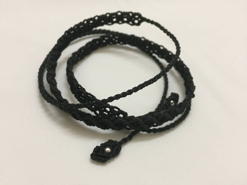 Macrame Choker Macrame Necklace Macrame Jewelry Micro - Etsy