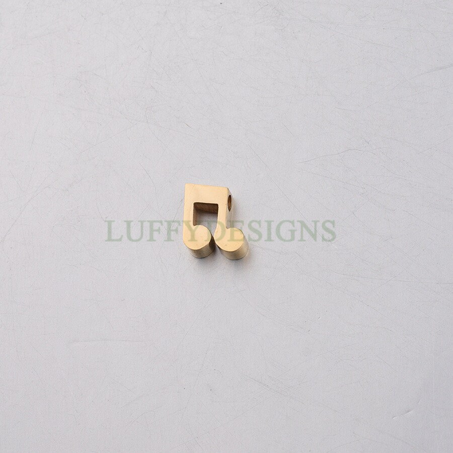 10pcs Music Note Charm Gold Music Note Beads Cleff Charm - Etsy