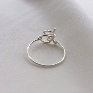 Custom Initial Ring, Gold Initial Jewelry, Silver Letter B Ring, Name ...