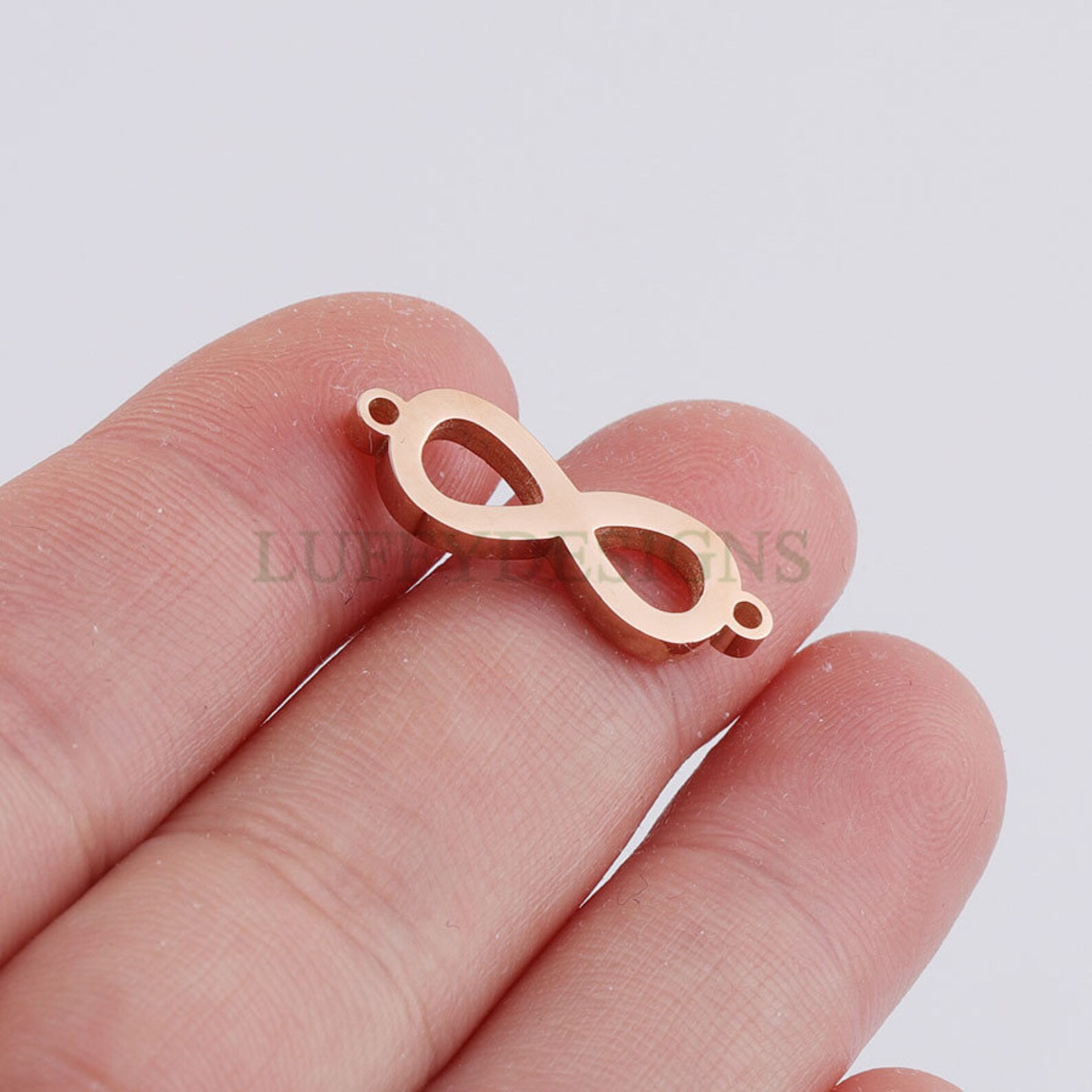 10pcs Infinity Charm With 2 Loops, Infinity Pendant 21x7mm, Infinity ...