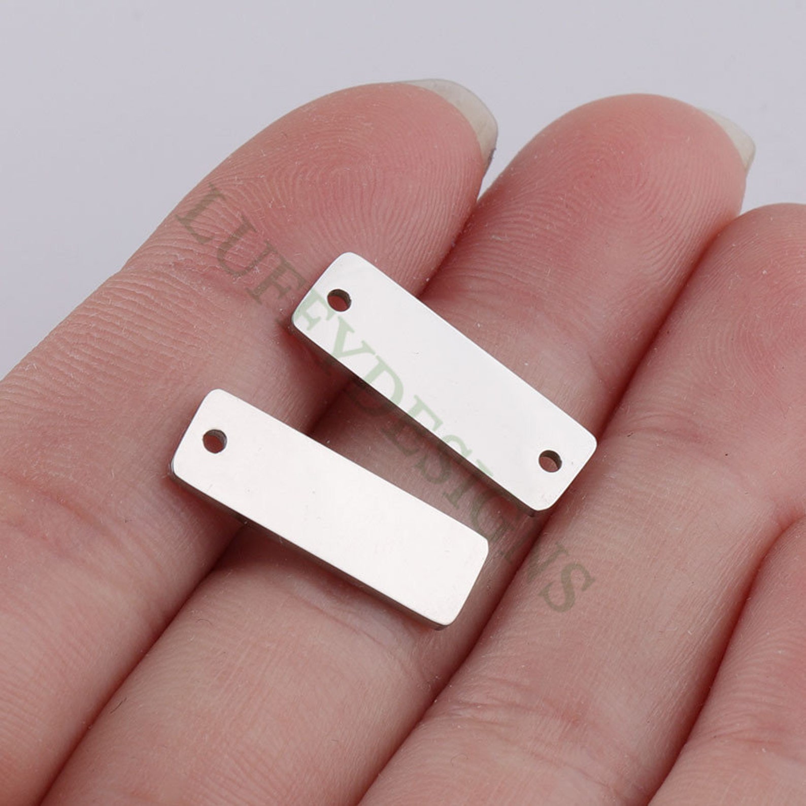 10pcs Personalized Stamping Blank Bar 6x18mm Ready to Stamp - Etsy