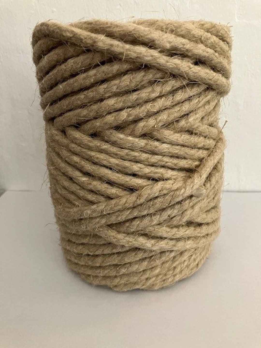 Hemp Rope 6mm Diameter 3 Strand Natural I Kg Roll Approx. 47m Made in ...