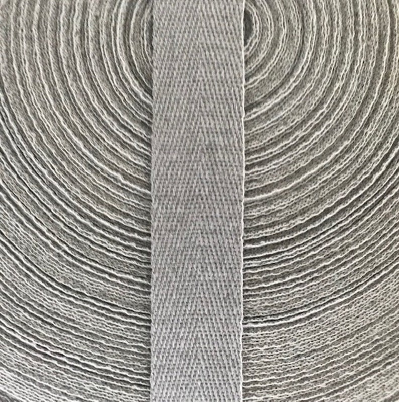 100% Hemp Herringbone Webbing/edging Strip | 25mm Width | Natural ...