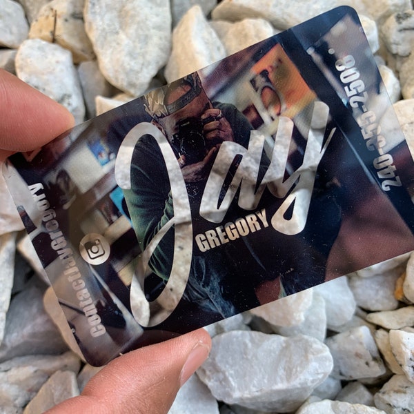 Clear Business Cards - Etsy
