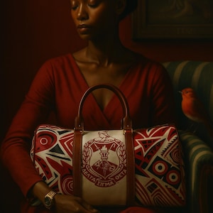 Delta Sigma Theta Waterproof Travel Bag *new Design - Etsy