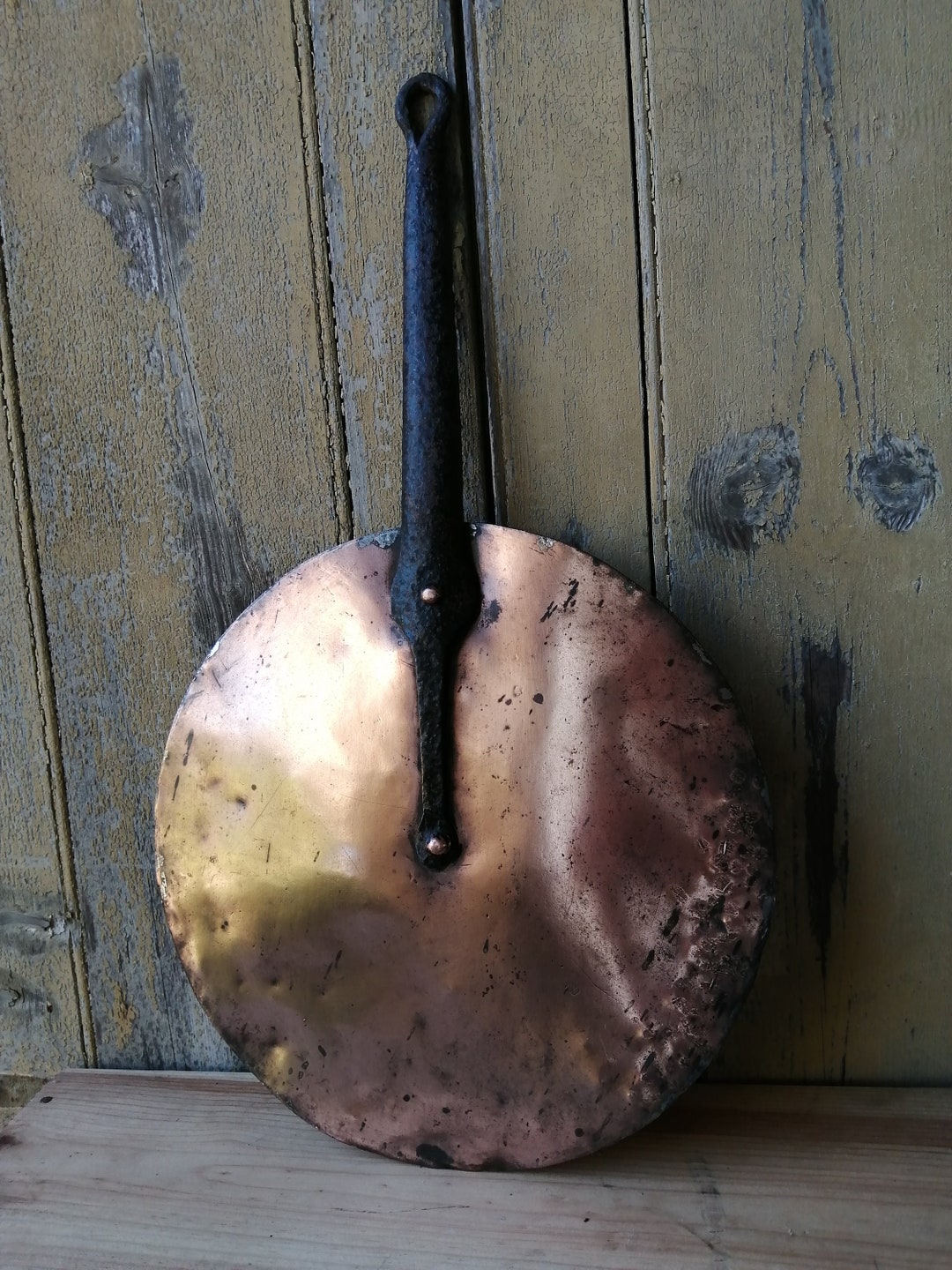 Copper Lid Antique French Lid for a Pan Copper Lid 27 Cm Cast Iron ...