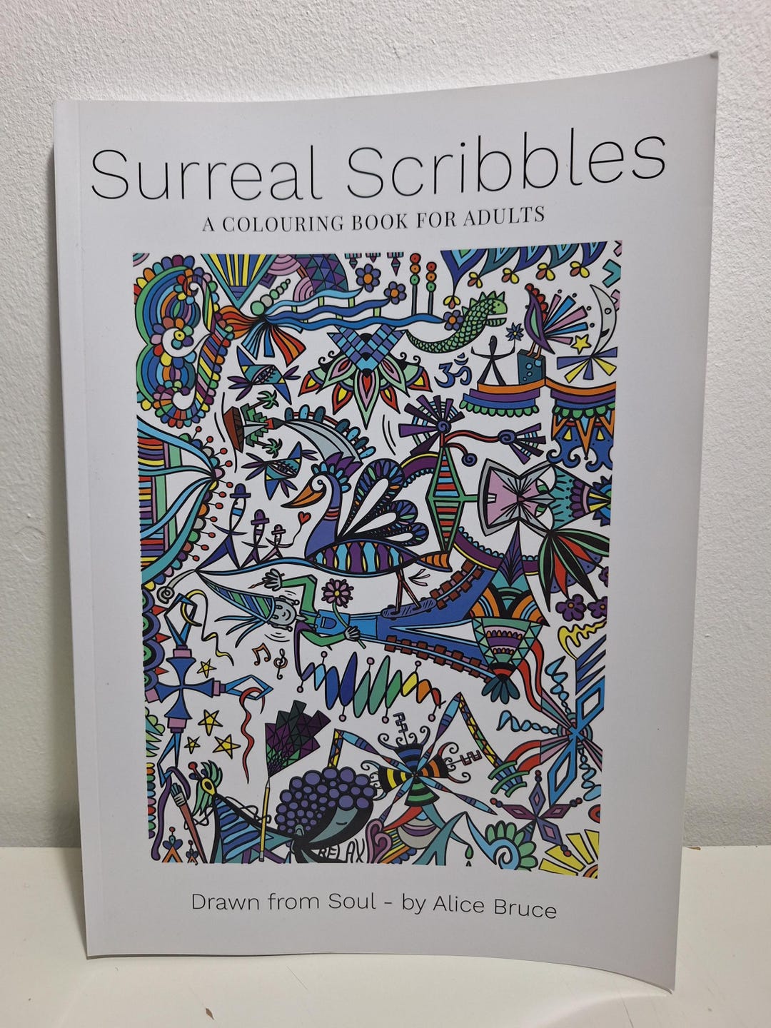 Surreal Scribbles Colouring Book - Etsy UK
