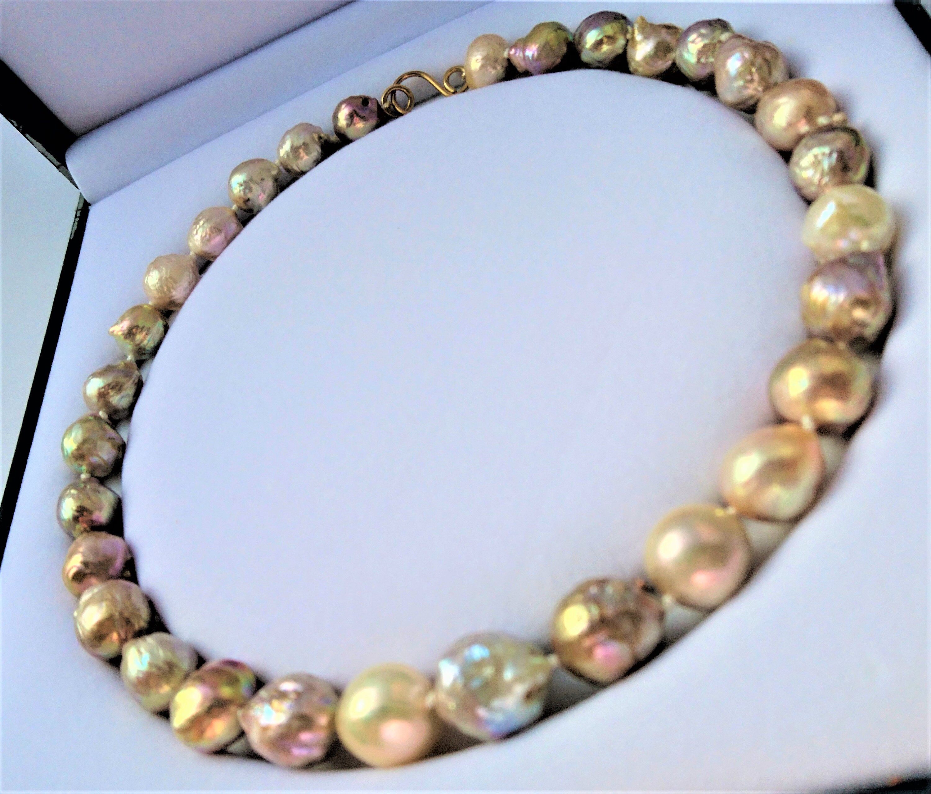 Real Edison Pearl Necklace. Good Quality Strand for Smart and Casual ...