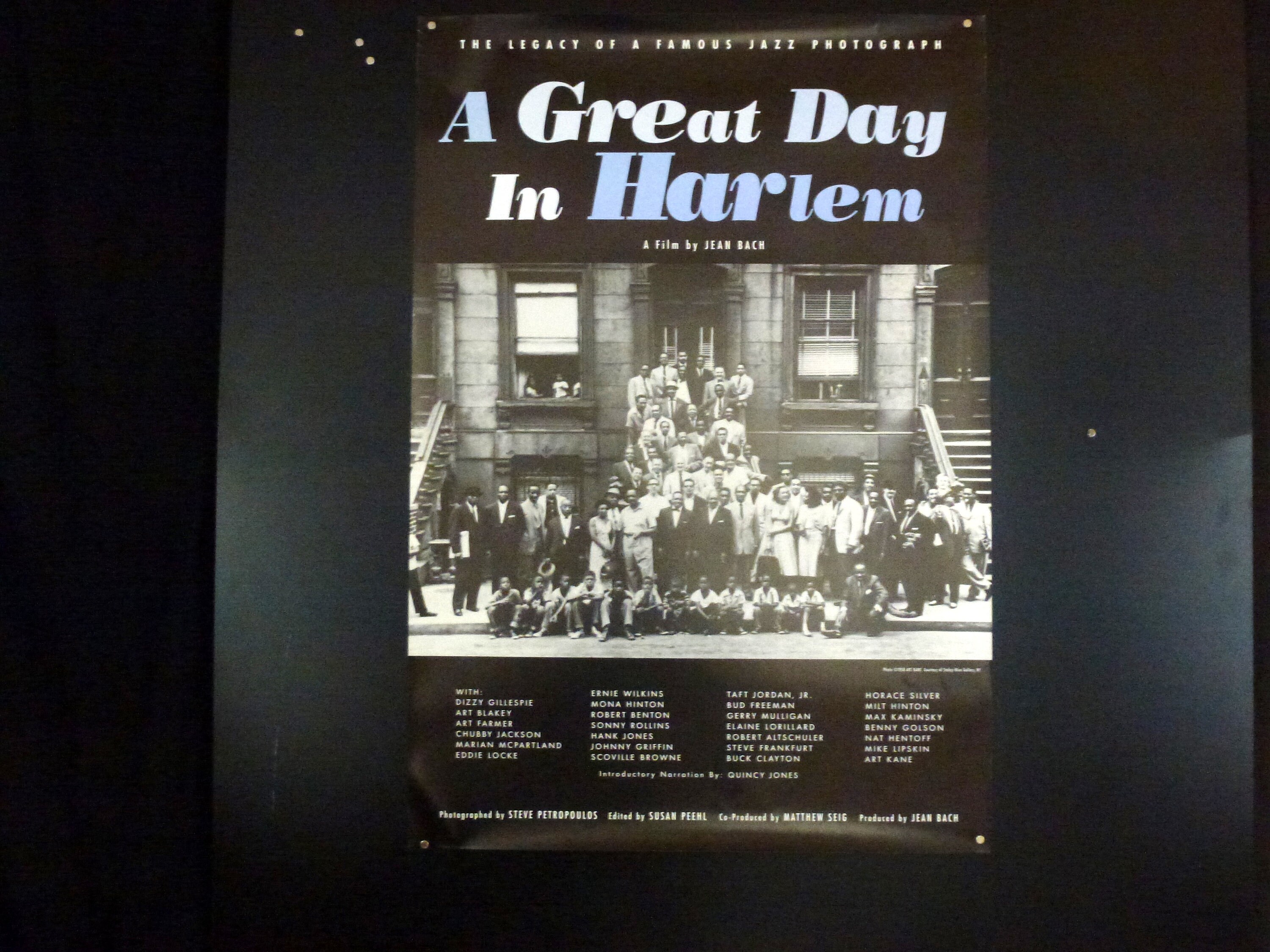 Original Documentary Film Poster, the Legacy of a Famous Jazz ...