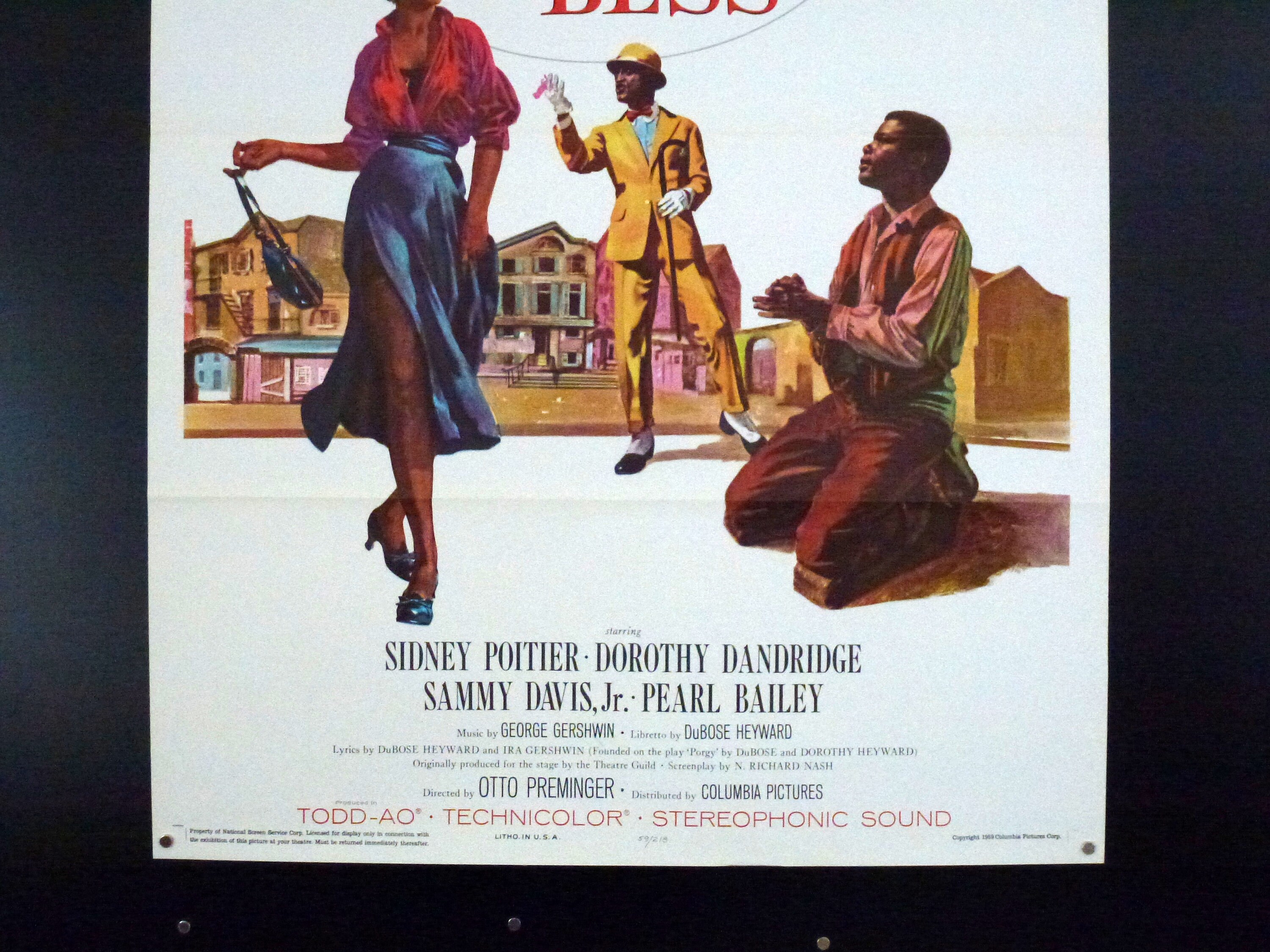 Original "porgy and Bess" 1959 One Sheet Movie Poster, in Very Fine ...