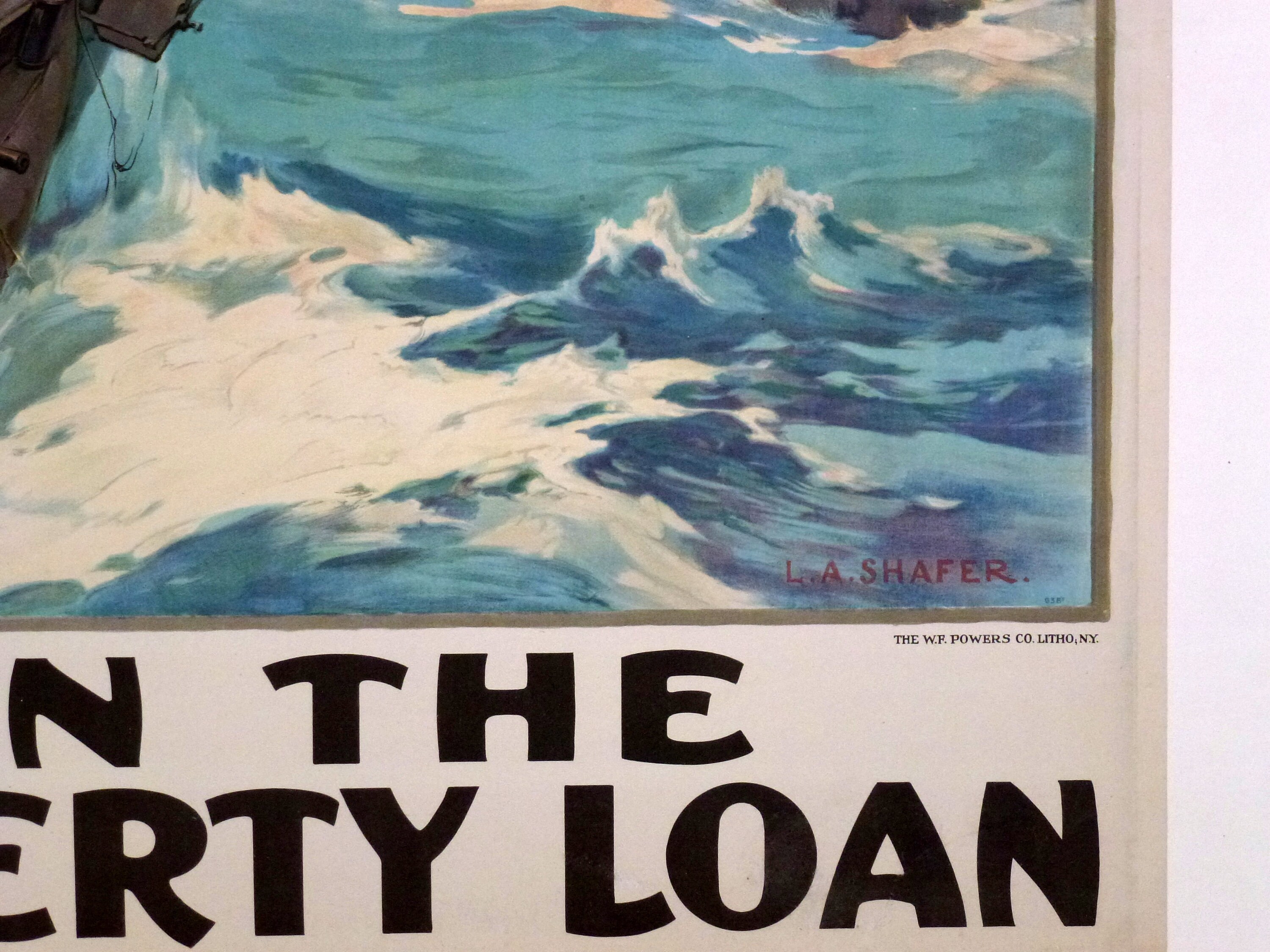 Original World War I Leon Alaric Shafer Victory Liberty Loan Poster ...