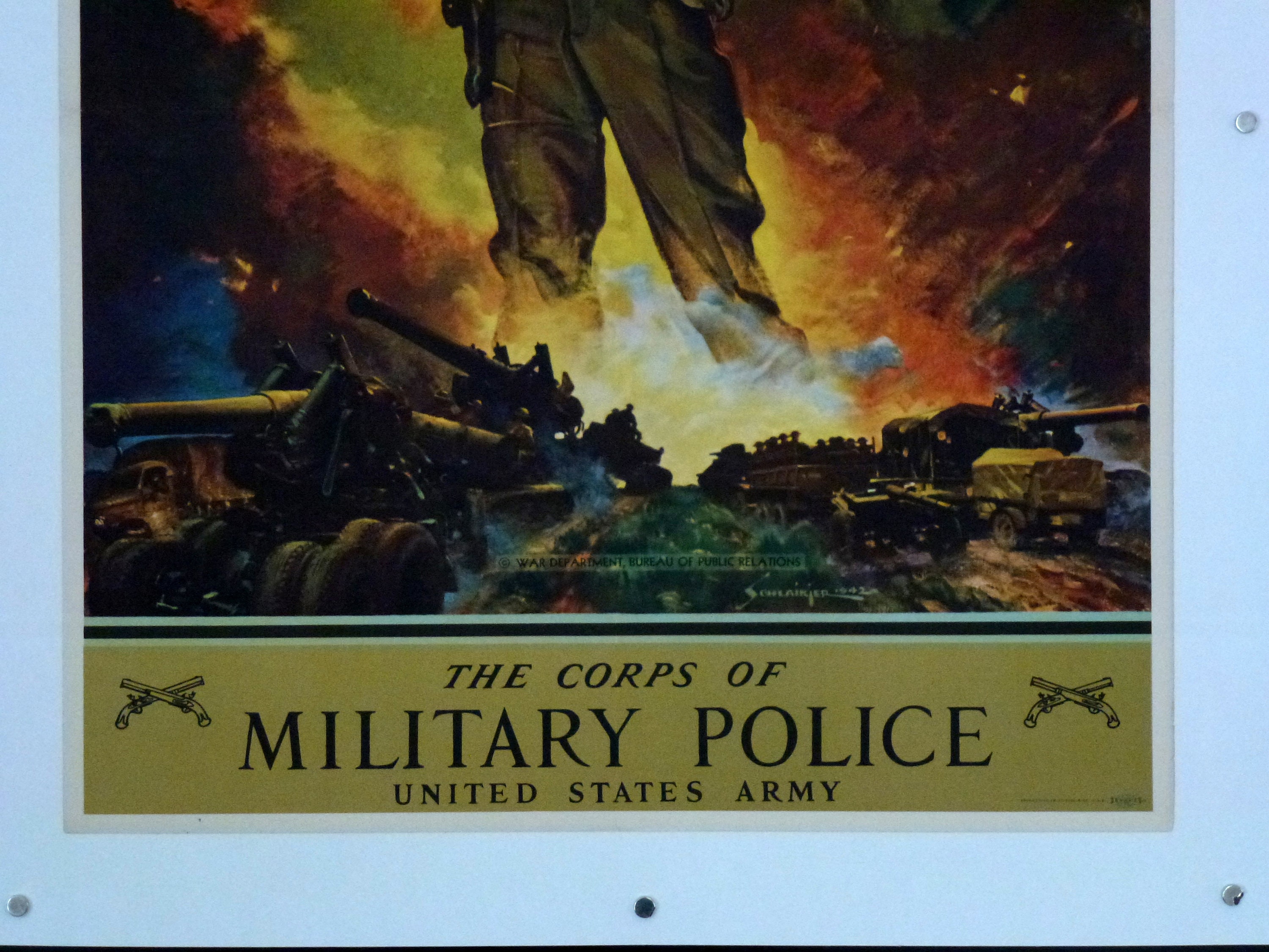 Original World War II Jes Wilhelm Schlaikjer Recruiting Poster of the ...