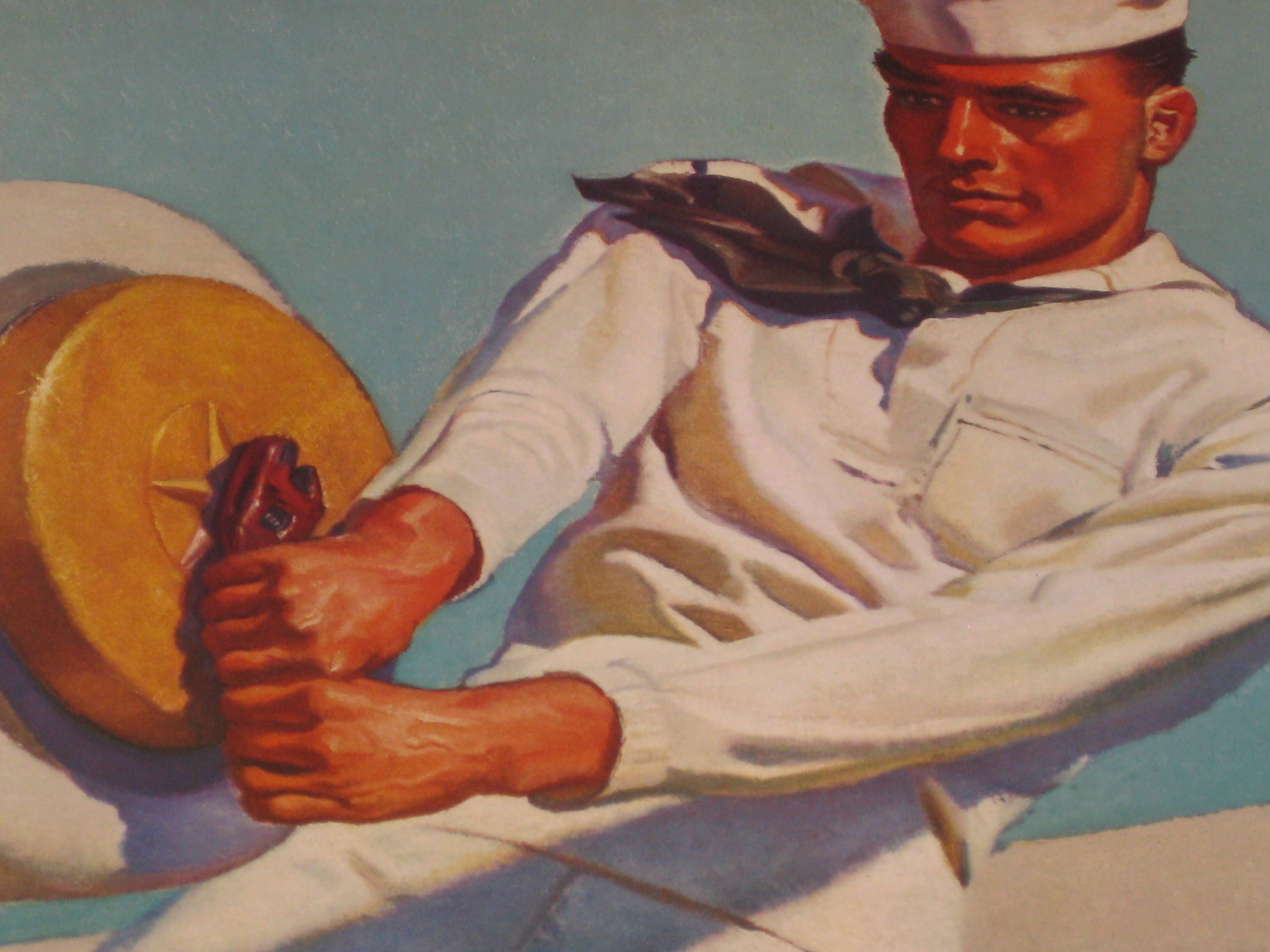 Original World War II McCelland Barclay USN recruiting poster | Etsy
