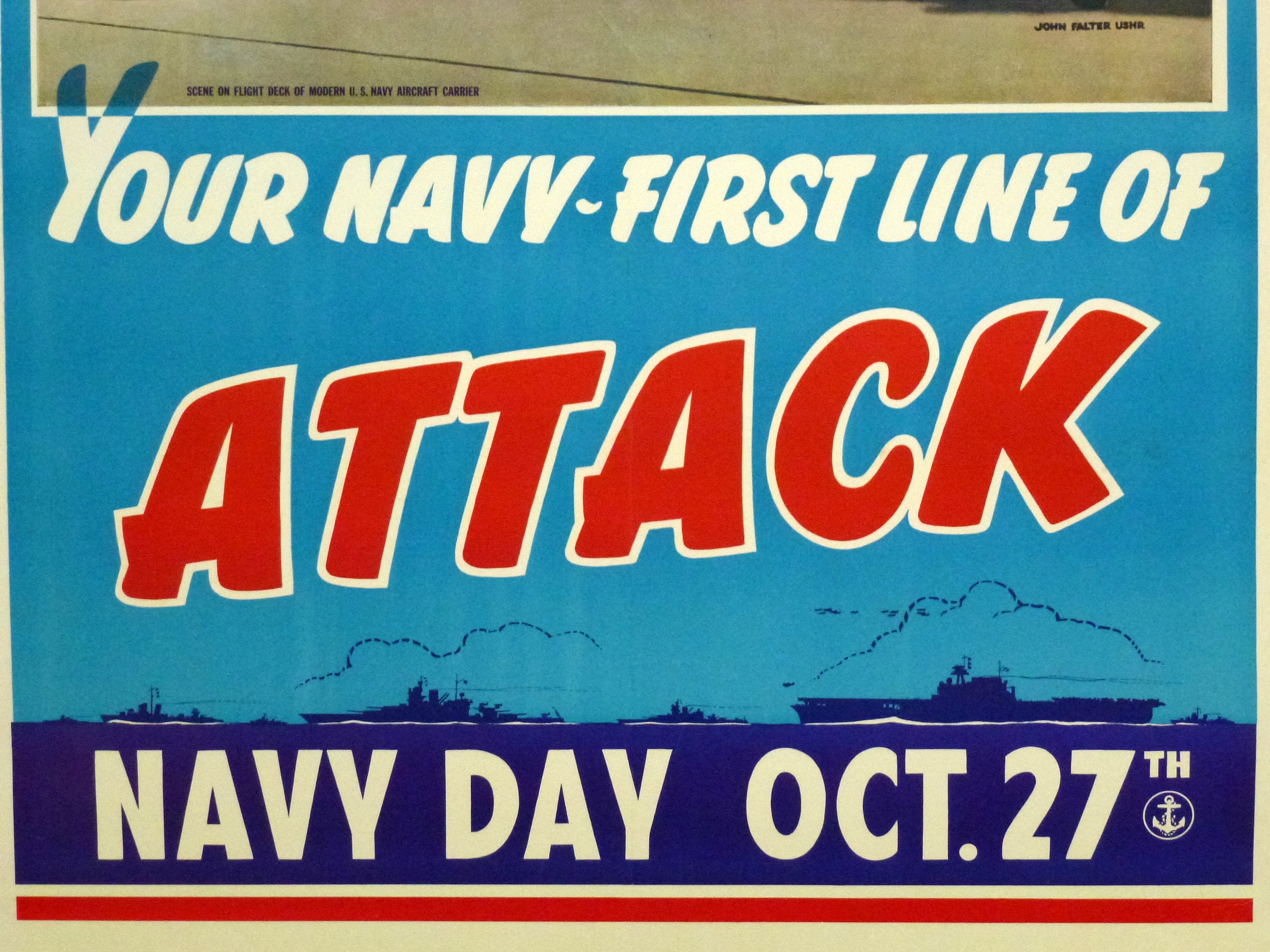 Original WWII Navy Recruiting Poster by John Philip Falter "your Navy ...