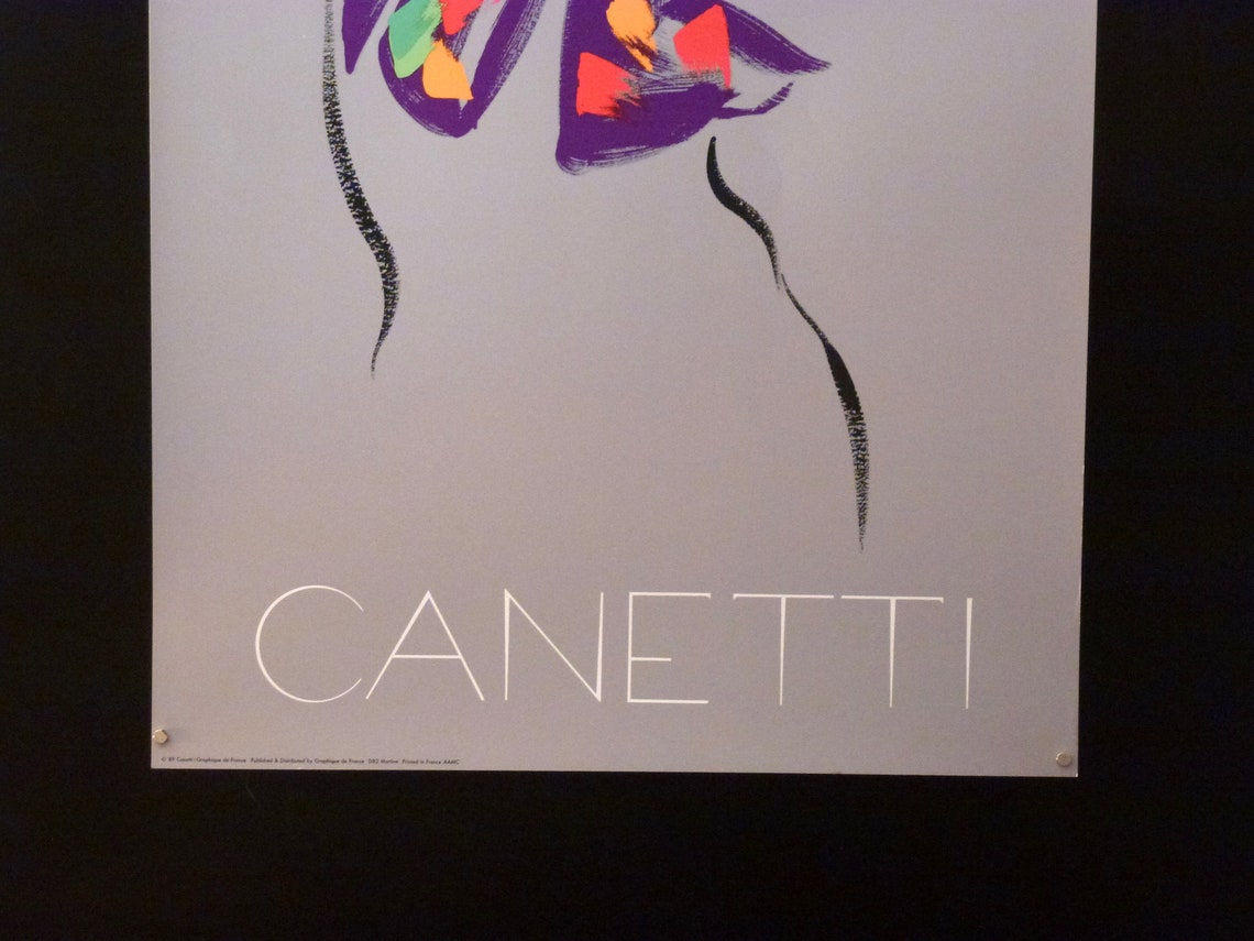 Clearance Item. Original Michel Canetti, French Art Print of a Woman ...