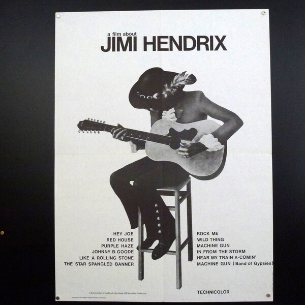 Jimi Hendrix Poster - Etsy