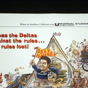 Original Movie Poster "animal House" Style B, 1978, Starring John ...