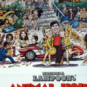 Original Movie Poster "animal House" Style B, 1978, Starring John ...