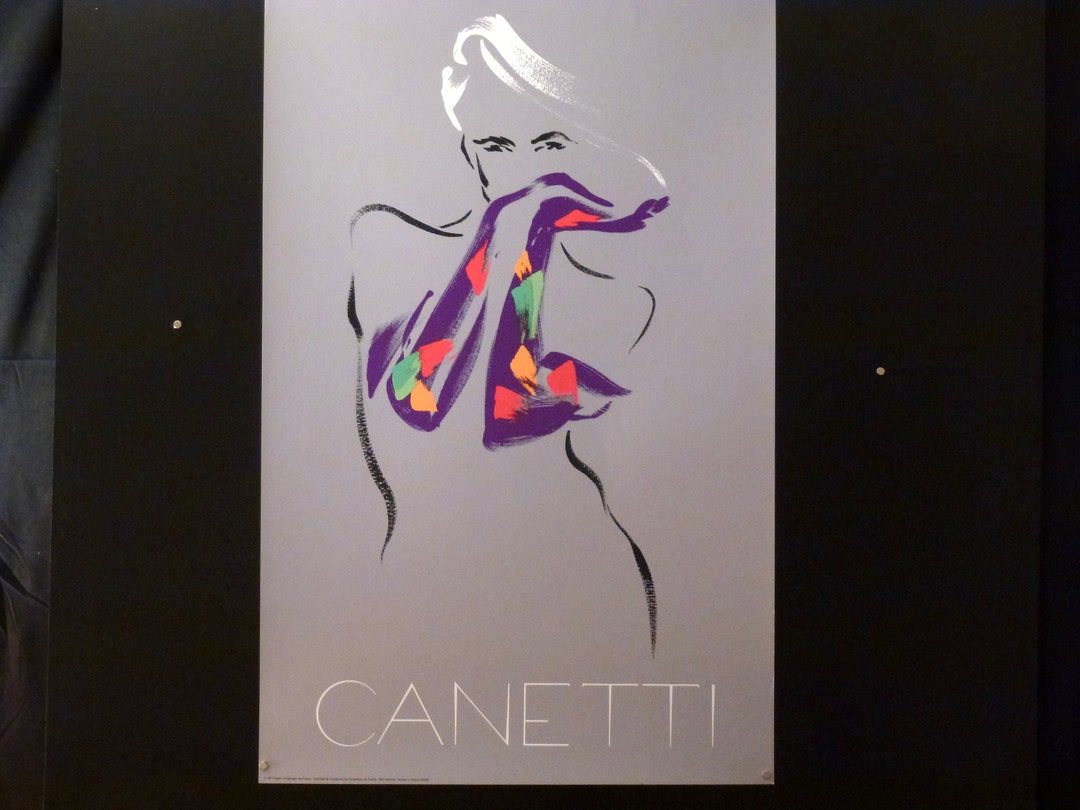 Clearance Item. Original Michel Canetti, French Art Print of a Woman ...