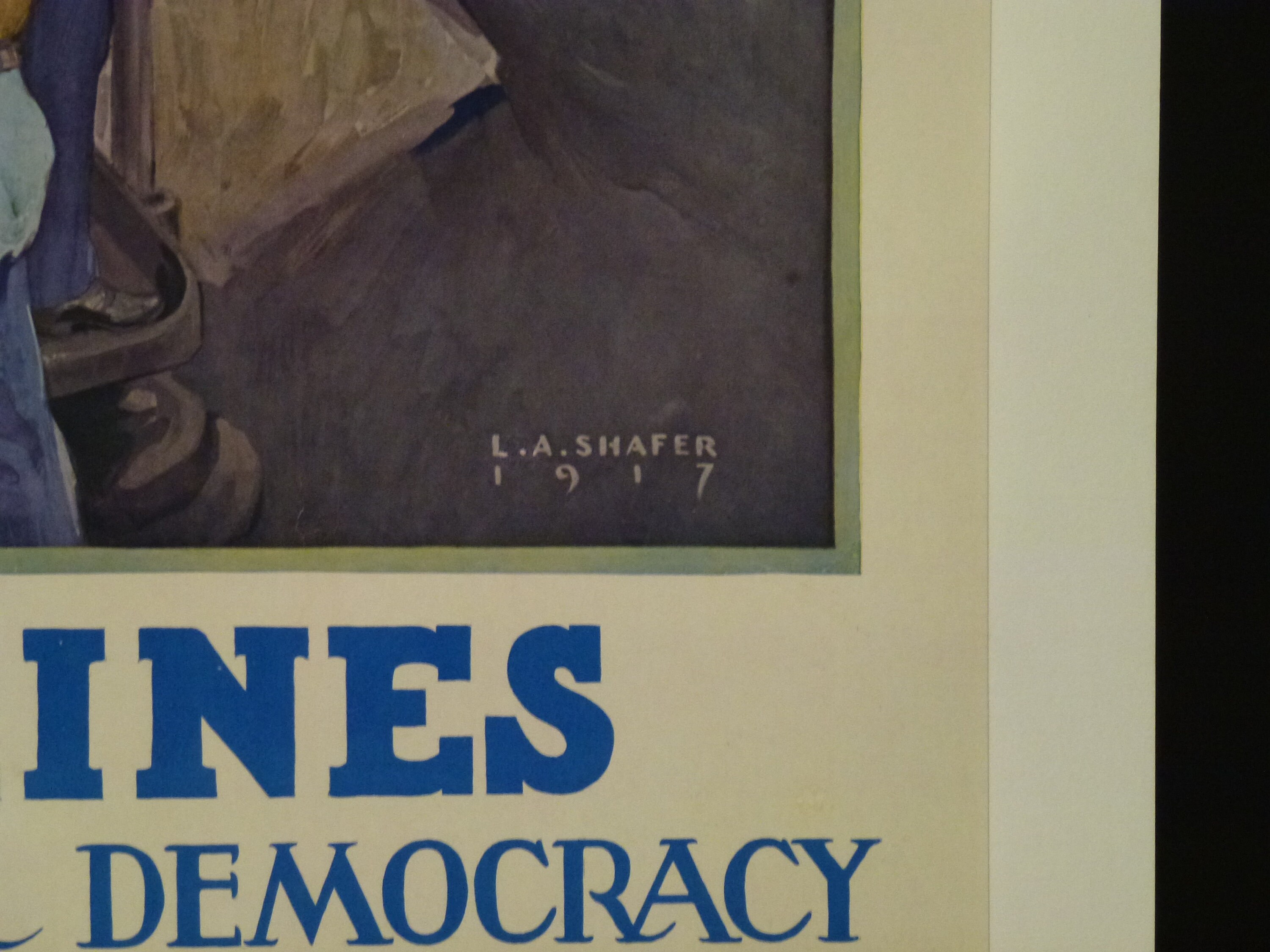 Original World War I Leon Alaric Shafer Recruiting Poster "u. S ...