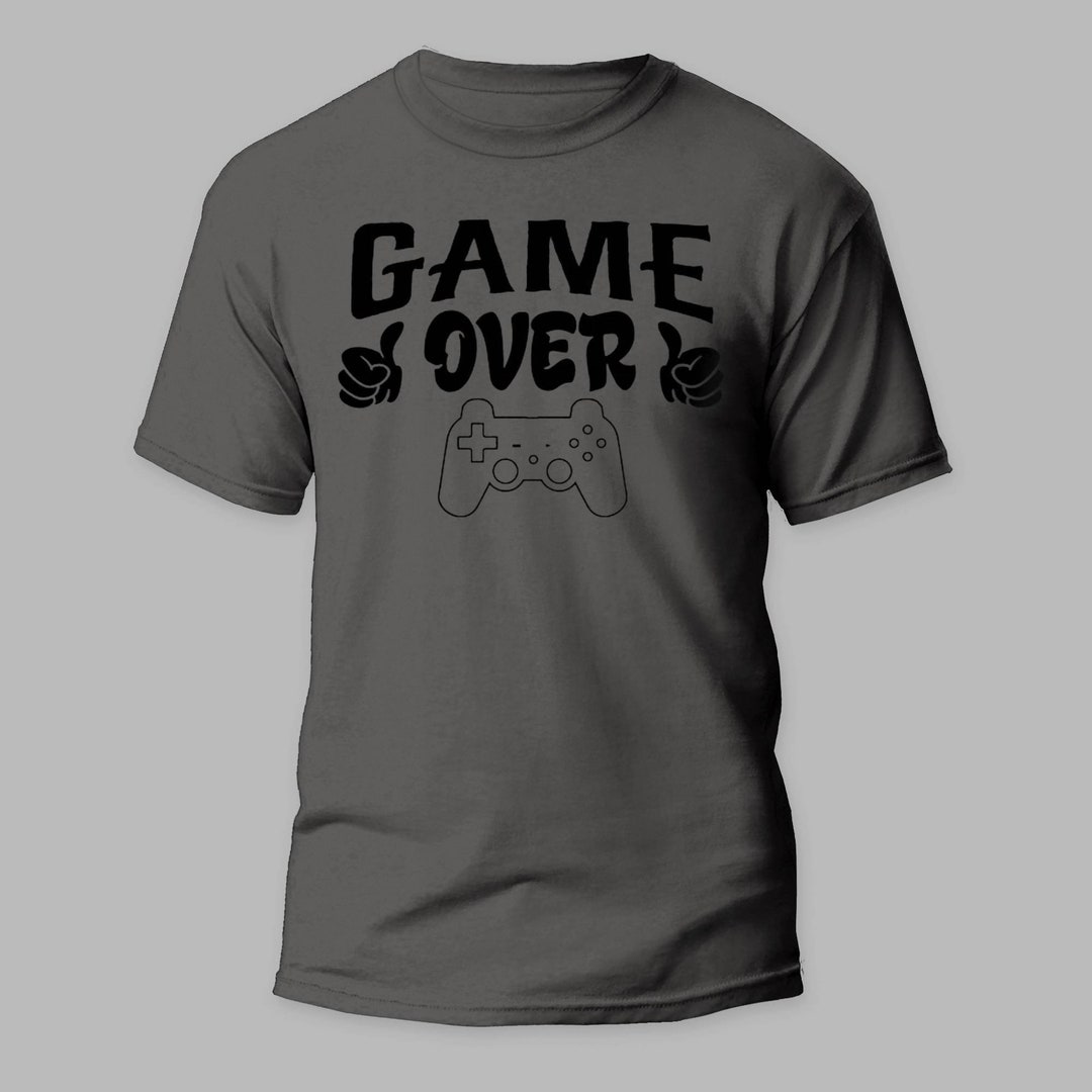 Gamer Game Over Controller Thumbs Single Colour Print Logo - Etsy España