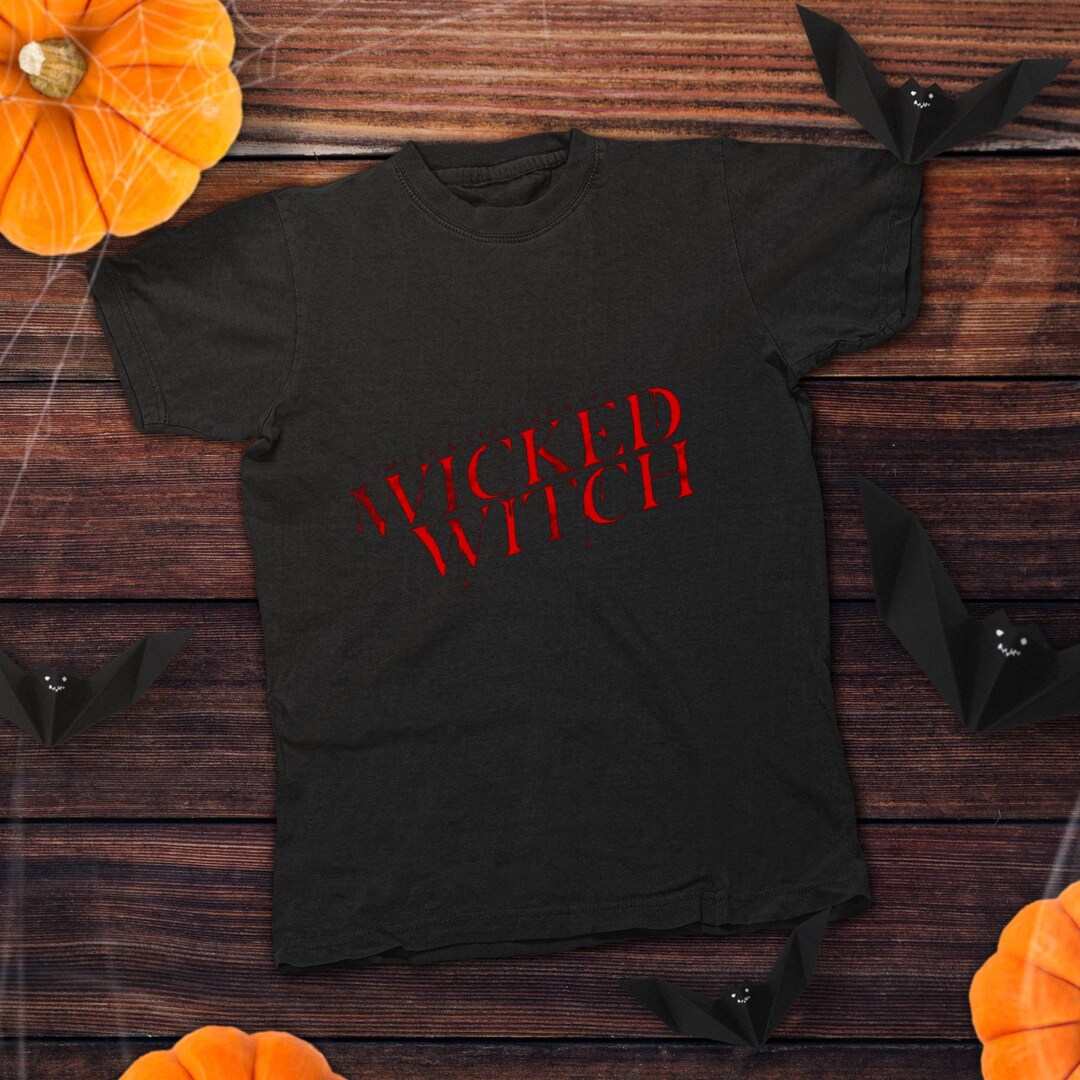 Come Stay A While Wicked Witch Halloween Party Funny Slogan Graphic ...