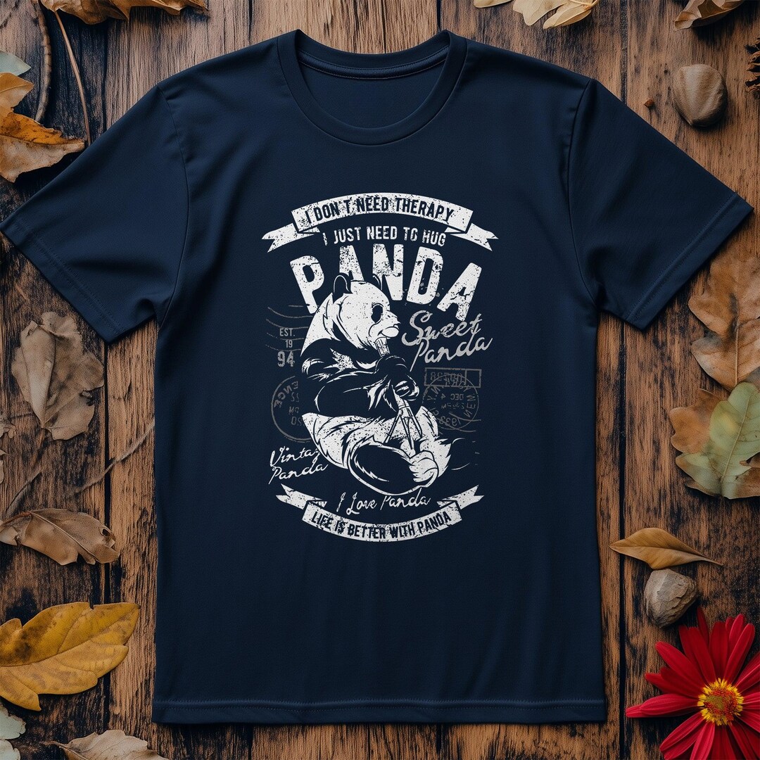 Panda Therapy Hug T-shirt - Cuddle Animal Lover T-shirts - Etsy