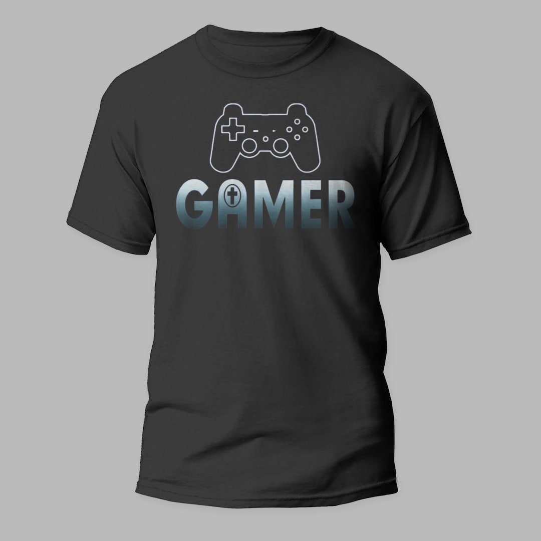 Verblasste Gamer Controller T-Shirt Fun Cool Erwachsene & Kinder Unisex ...