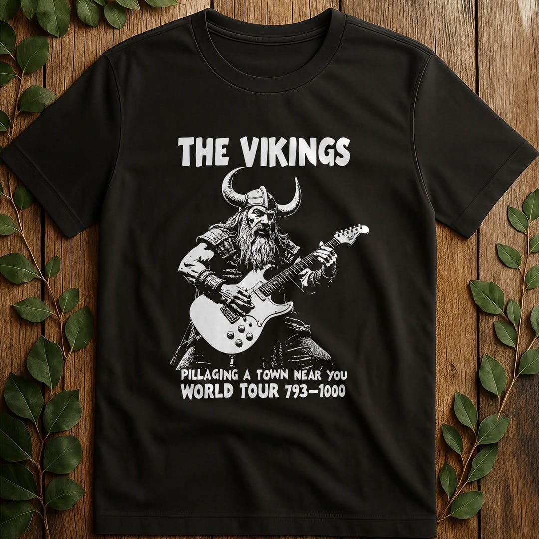 Viking World Tour T-shirt Satirical & Historical Funny T-shirt - Etsy