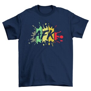 Gamer AFT Splat Logo Gaming T Shirt Ideal Gift for Video Game Fan Tee ...