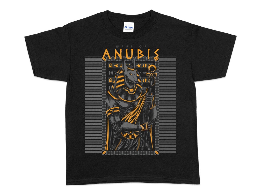 Anubis Poster Men's T-shirt | Graphic Novelty Funny Printed T-shirts ...