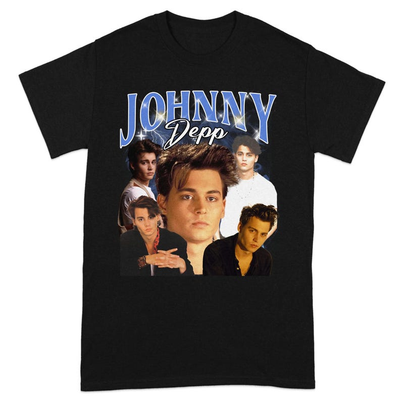 Johnny Depp T Shirt - Etsy