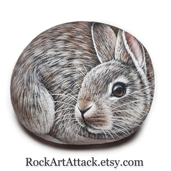 Painted Bunny - Etsy