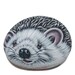 Hedgehog Hand-painted Pebble, Animal Stone Painting, Wildlife Miniature ...