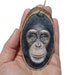 Chimpanzee Animal Face Portrait Painting With Acrylics on - Etsy