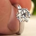 2.01 Ct. Two Carat Diamond Ring GIA Certified Diamond Ring 18K White ...