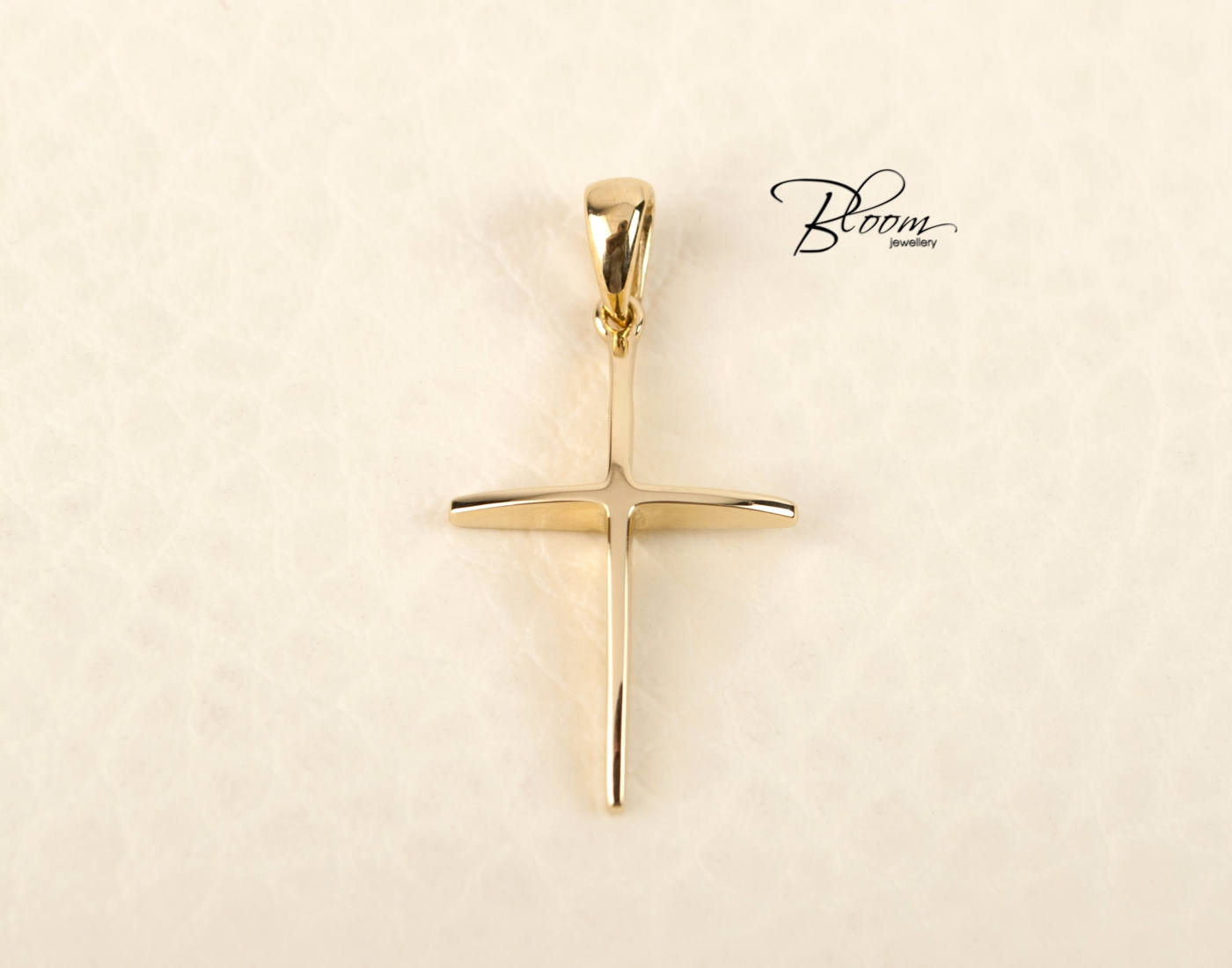 Minimalist Gold Cross Pendant for Women Cross Necklace 14K Gold Cross ...