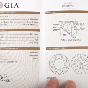 2.01 Ct. Two Carat Diamond Ring GIA Certified Diamond Ring 18K White ...