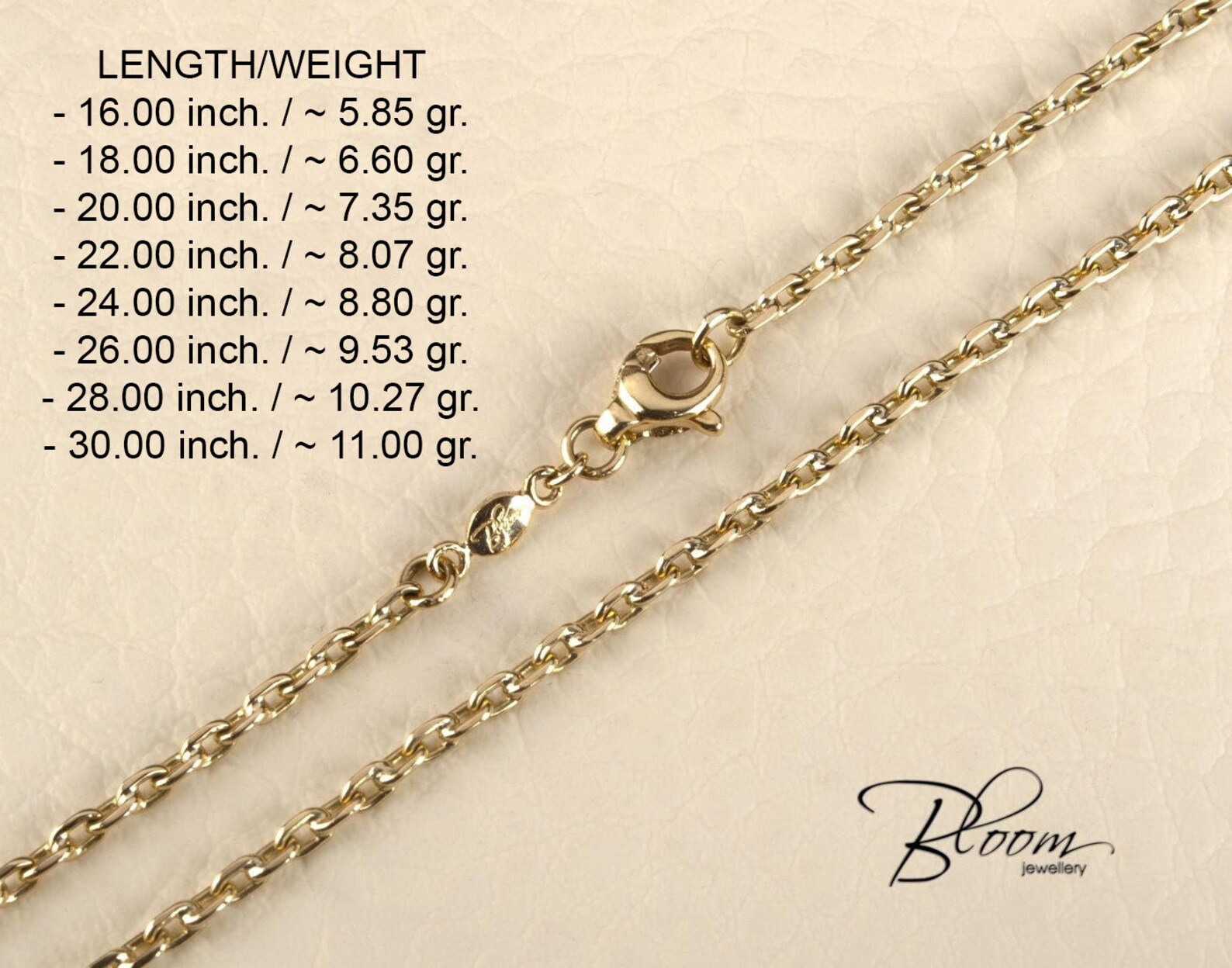 14K Gold Chain Necklace Mens Gold Chain for Men Anchor Gold | Etsy